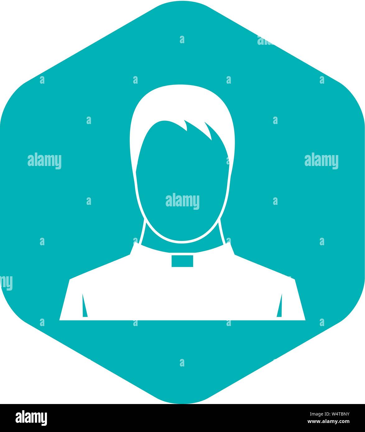 Priest icon, simple style Stock Vector Image & Art - Alamy