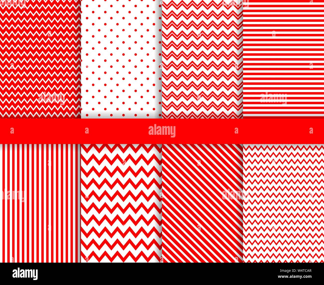 Red seamless pattern vector background set Stock Vector Image & Art - Alamy