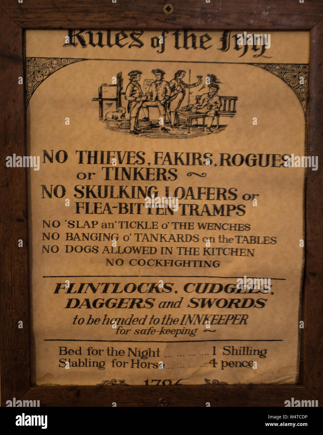 House rules poster hi-res stock photography and images - Alamy