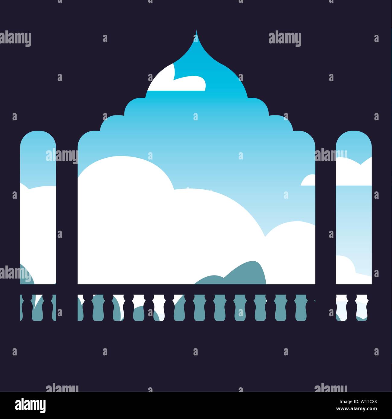 Terrace ocean view Stock Vector Images - Alamy