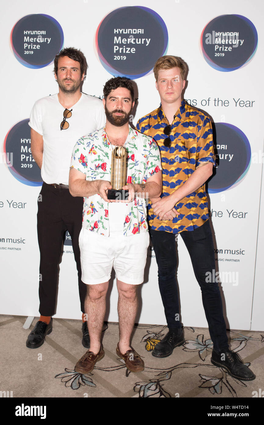 Album of the year nominee Foals attend the 2019 Hyundai Mercury Music ...