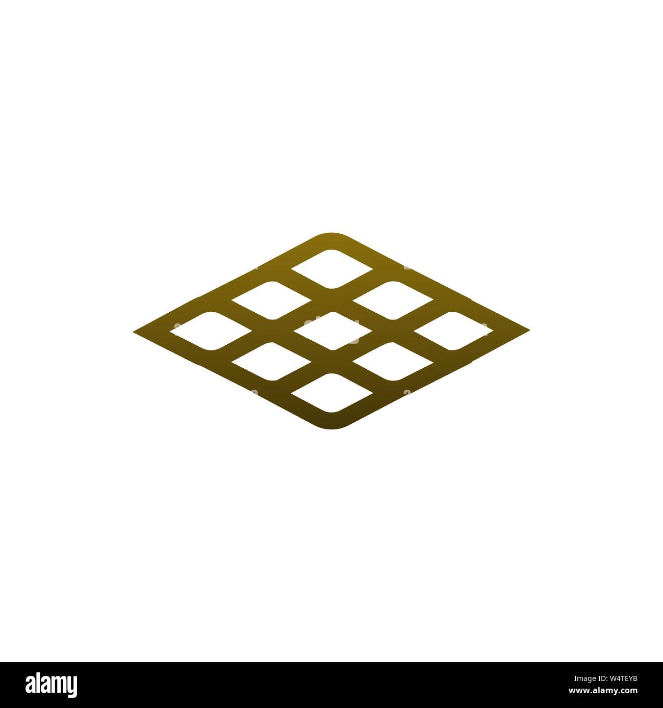 Net geometry with unique shapes. A logo for your brand and business ...