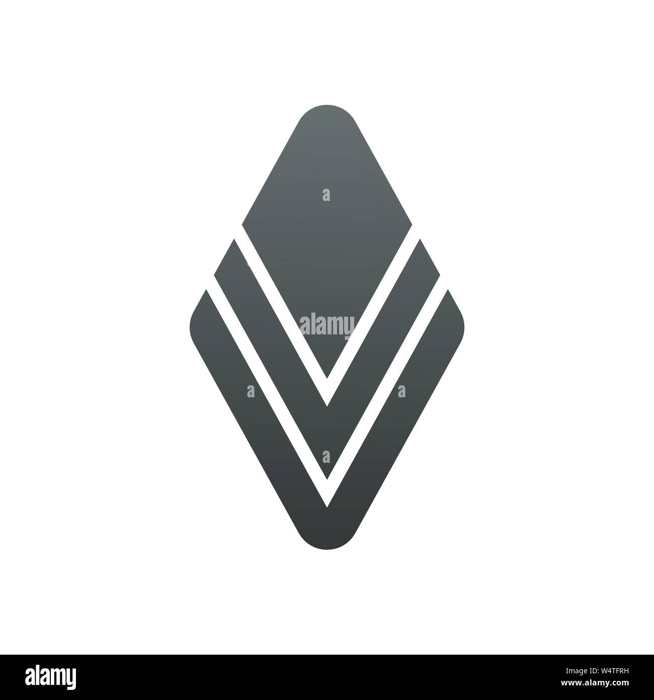 Rhombus with unique decorations. Logo for brands and labels Stock ...