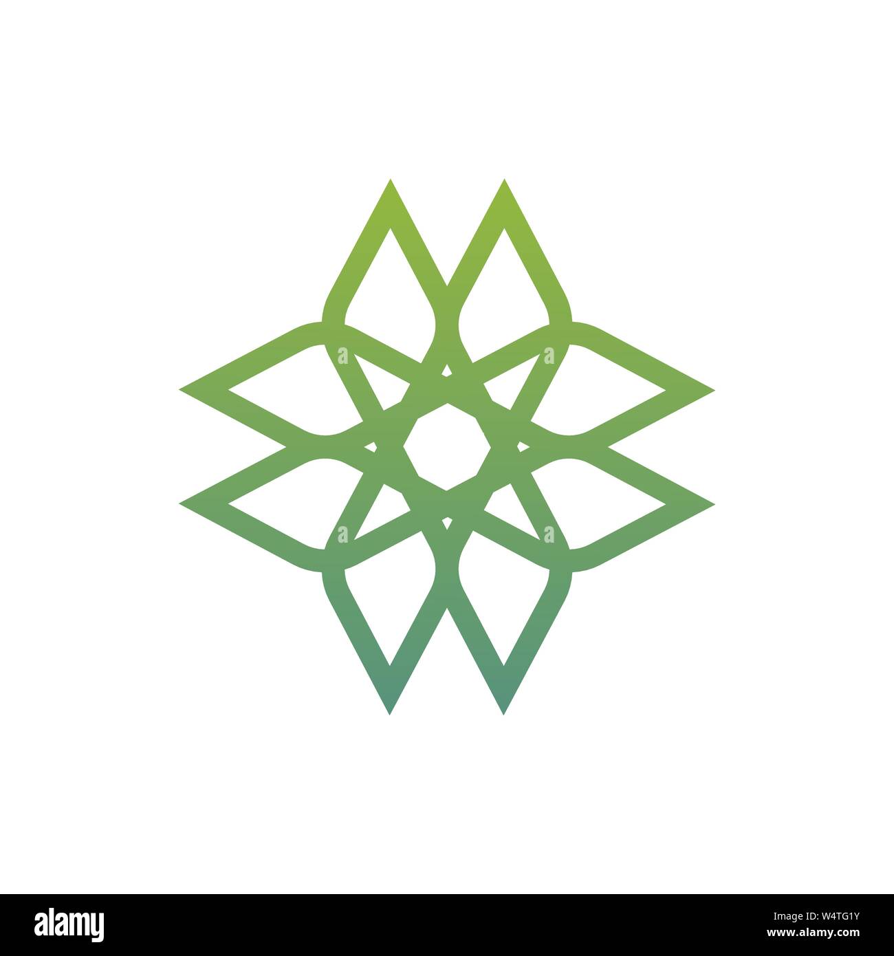 Abstract flower pattern. Logo design for a modern beauty business Stock ...