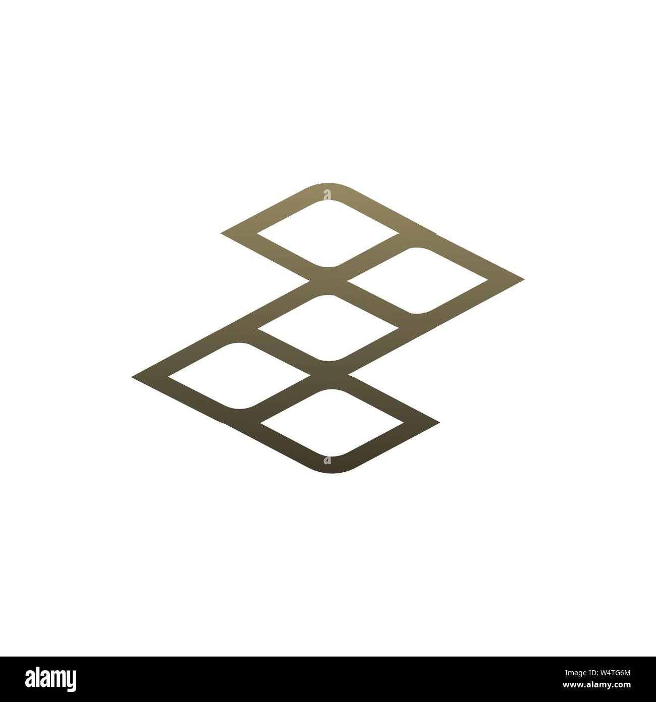 Net geometry with unique shapes. A logo for your brand and business ...
