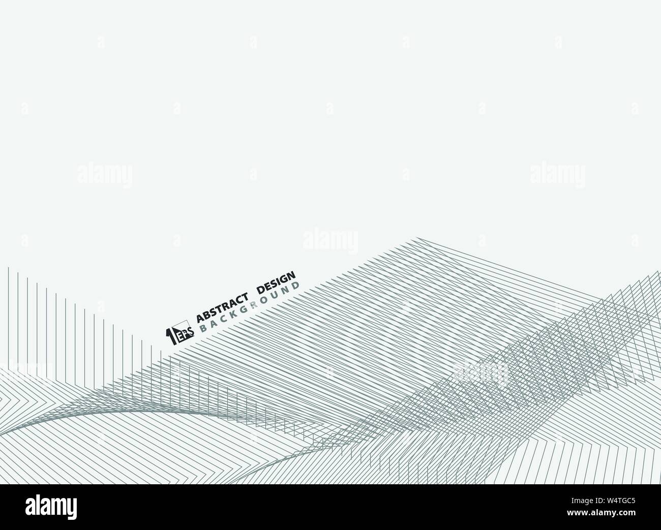 Abstract line zigzag cover on white background. You can use for ...