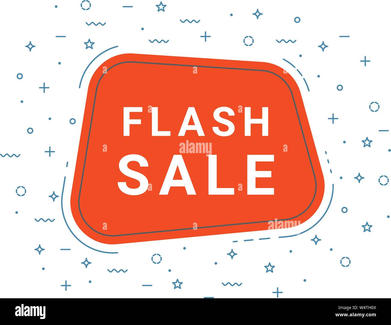 Flash Sale Speech Bubble Banner Sign, Design Template. Business Label ...