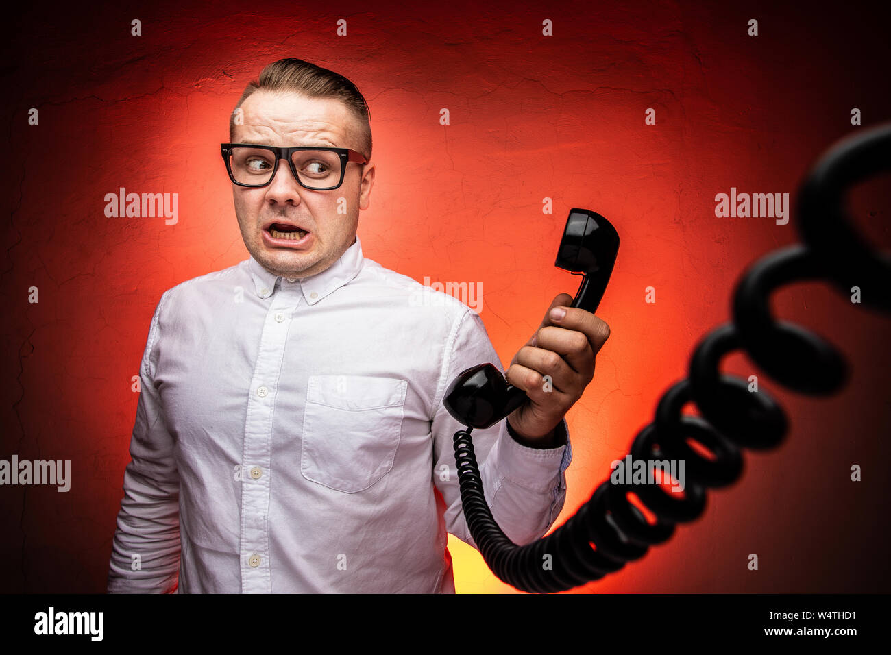 Afraid of boss hi-res stock photography and images - Alamy