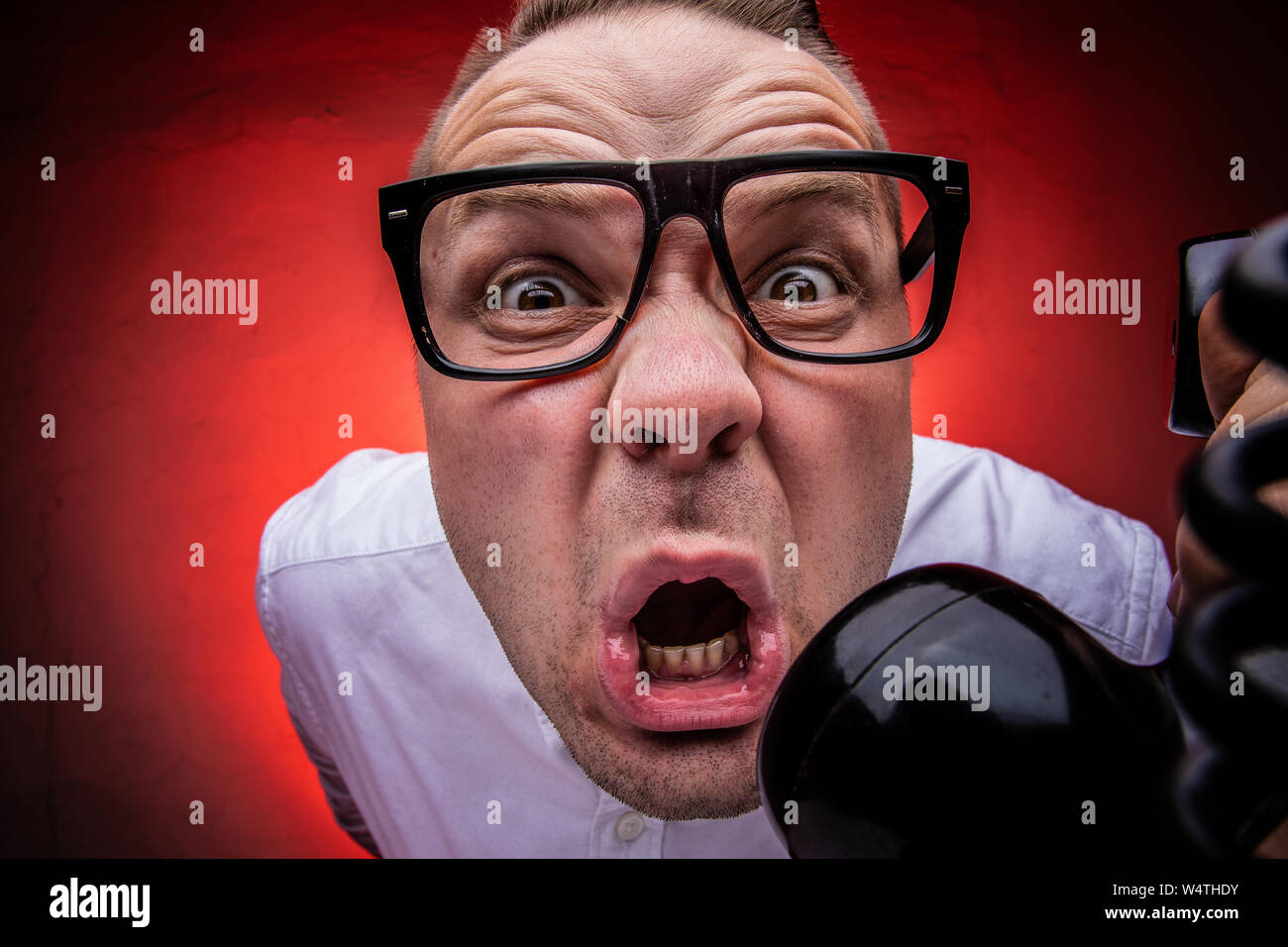 Harassing phone calls hi-res stock photography and images - Alamy