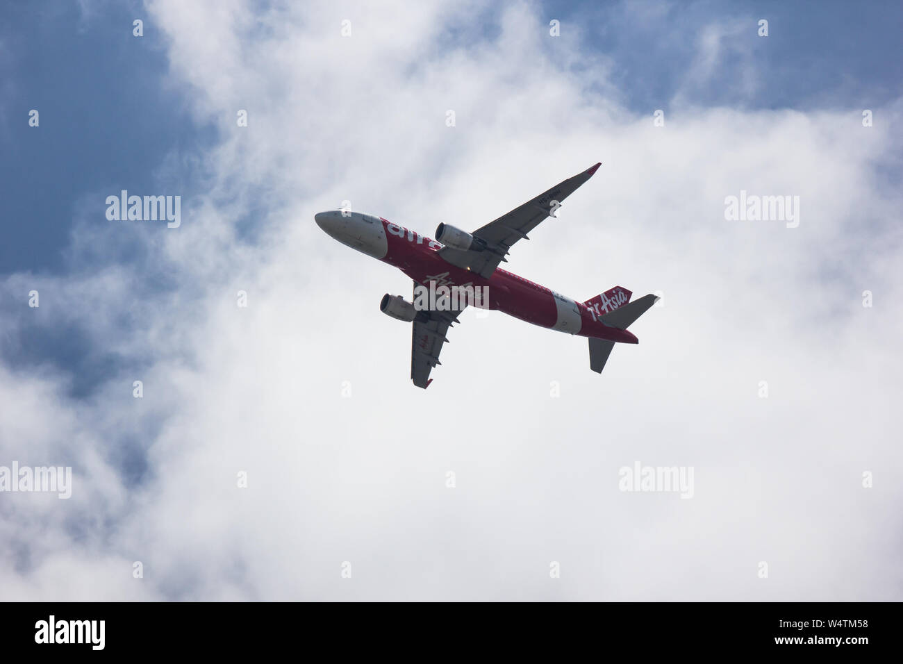 Chiangmai, Thailand - July 17 2019: HS-BBH Airbus A320-200 of Thai ...