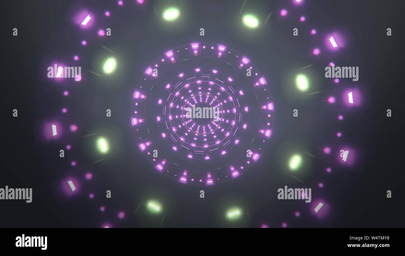 round shaped lights with nice glow design work background 3d ...