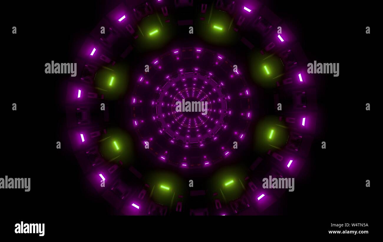 round shaped lights with nice glow design work background 3d ...