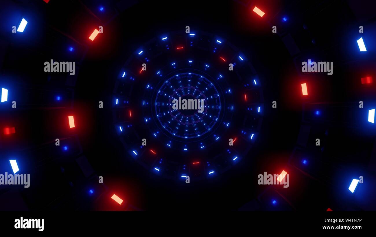 round shaped lights with nice glow design work background 3d ...