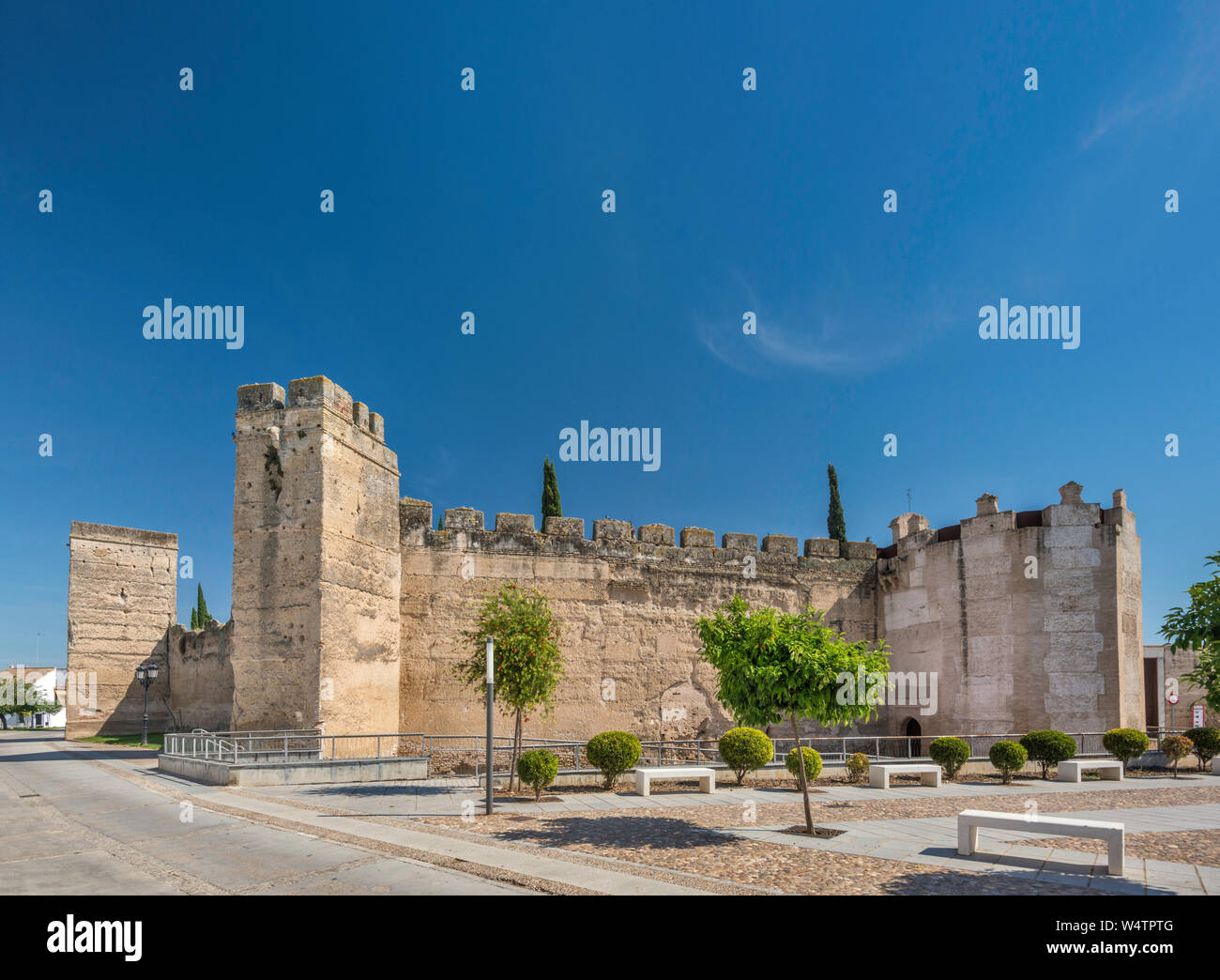 Medieval walls in Palma del Rio, Cordoba Province, Andalusia, Spain ...