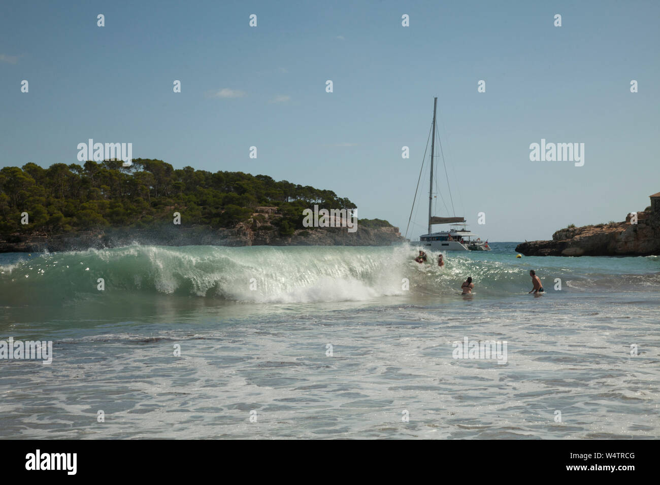 Big boat swimming in hi-res stock photography and images - Alamy