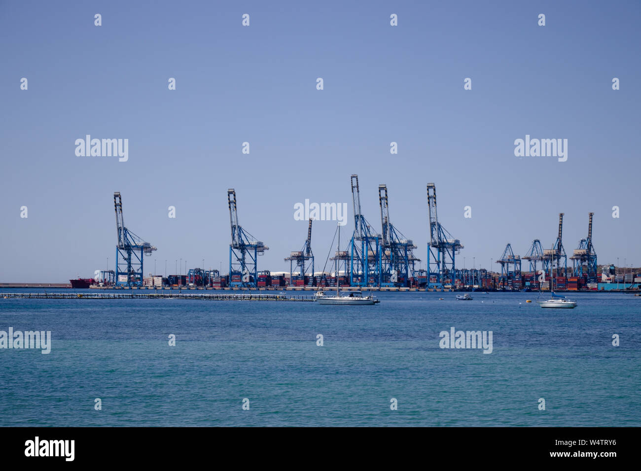 Logistics and transportation of Container Cargo ship and Cargo plane ...