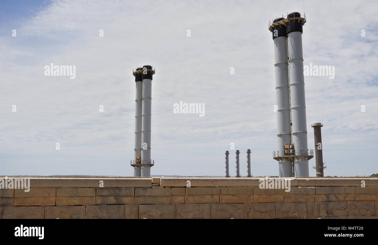 Industrial tall brick chimney against hi-res stock photography and ...