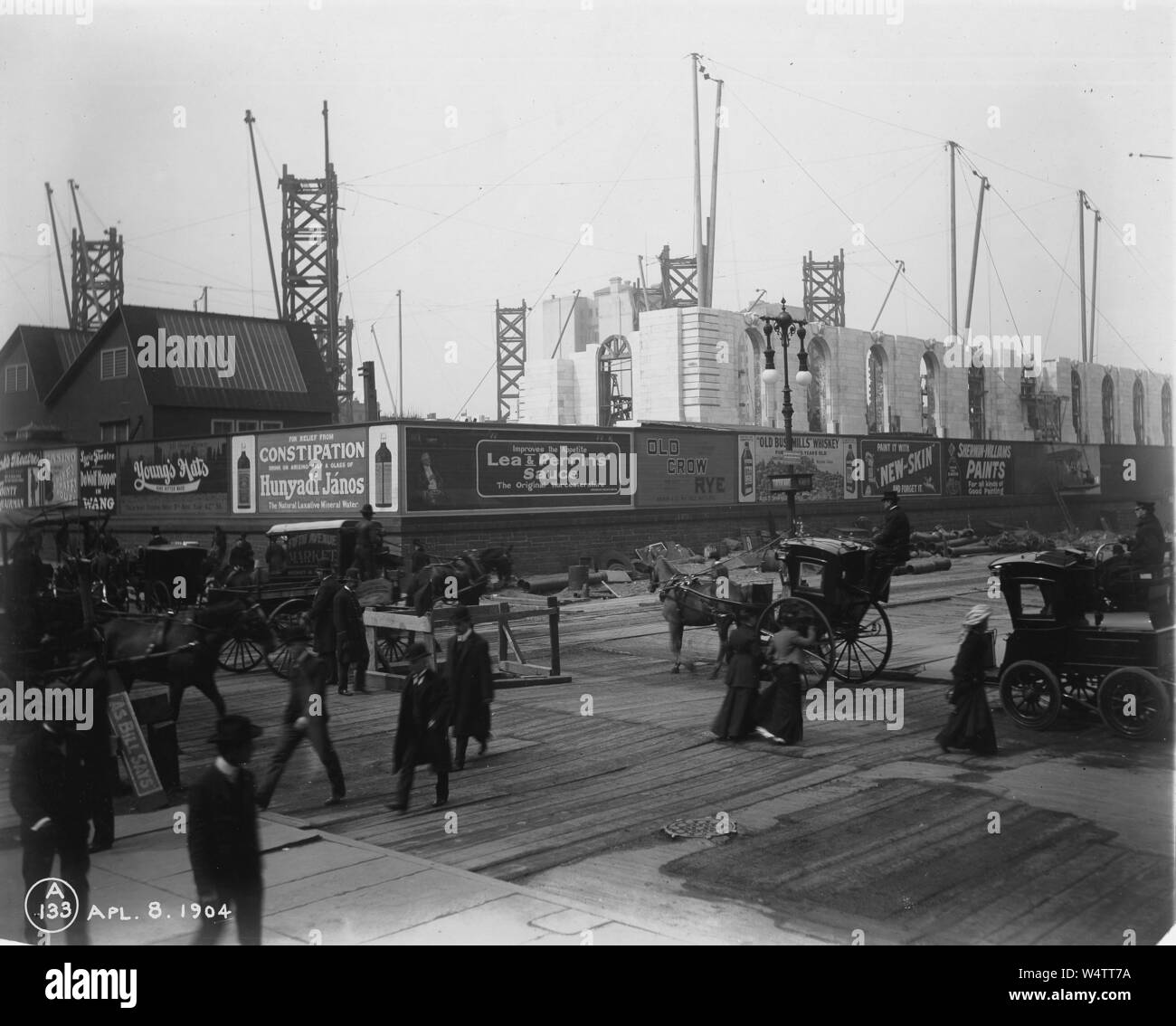 Painting city and people Black and White Stock Photos & Images - Alamy