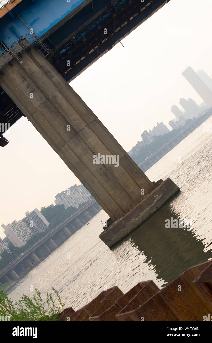 bridge over river Stock Photo - Alamy
