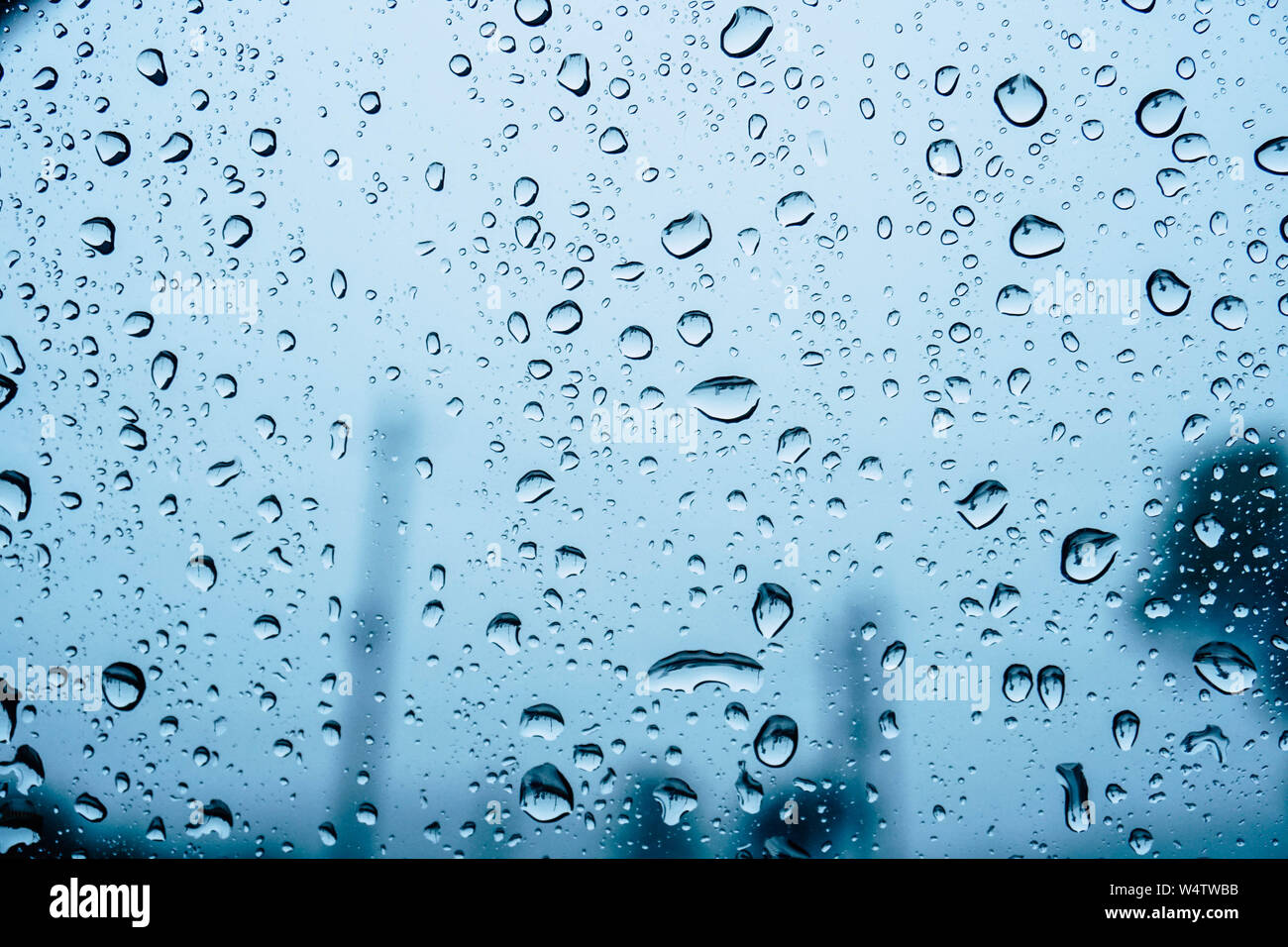 Water drops on car window Stock Photo - Alamy