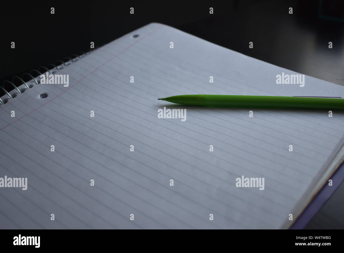 Pencil and Paper Stock Photo - Alamy