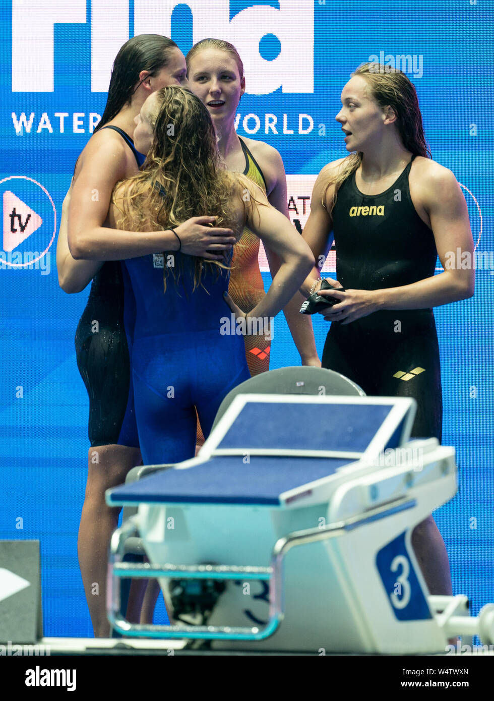 Gwangju, South Korea. 25th July, 2019. Swimming World Championship ...