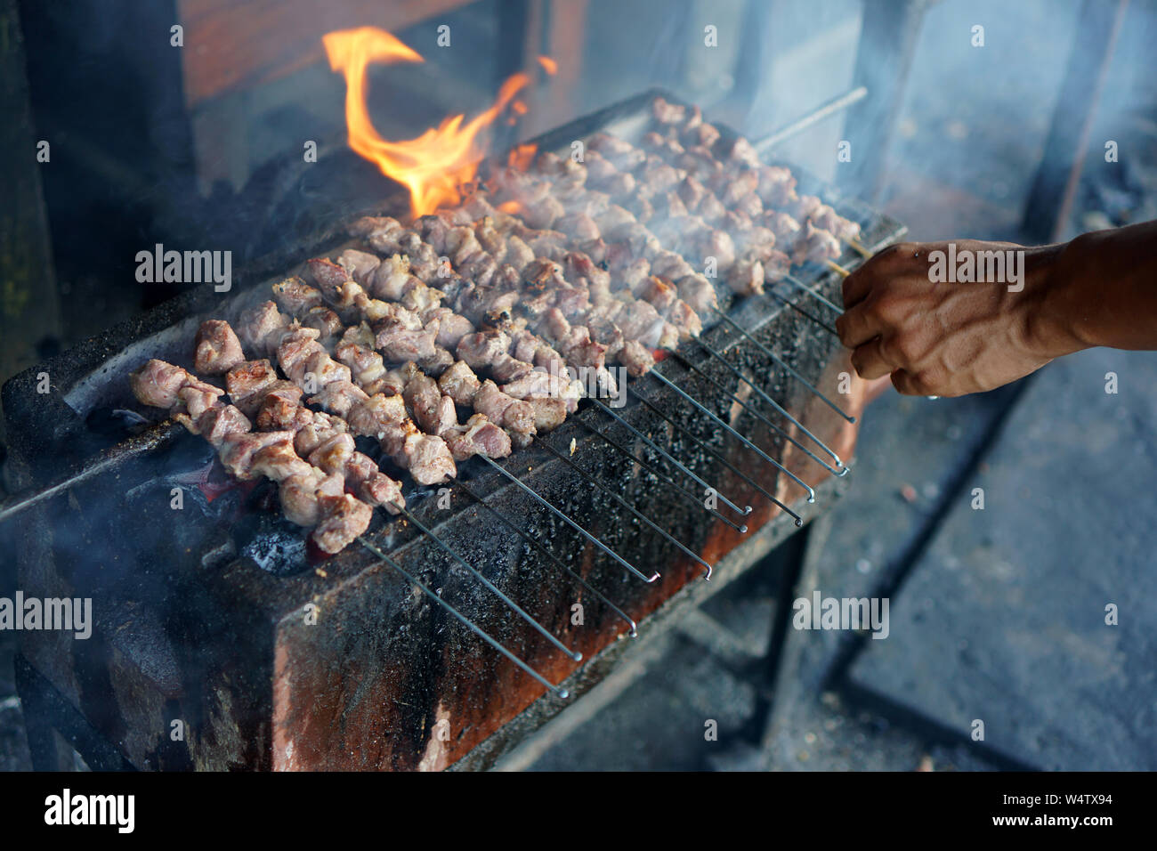 Sate Klathak is a unique goat satay dish, originally from Pleret ...