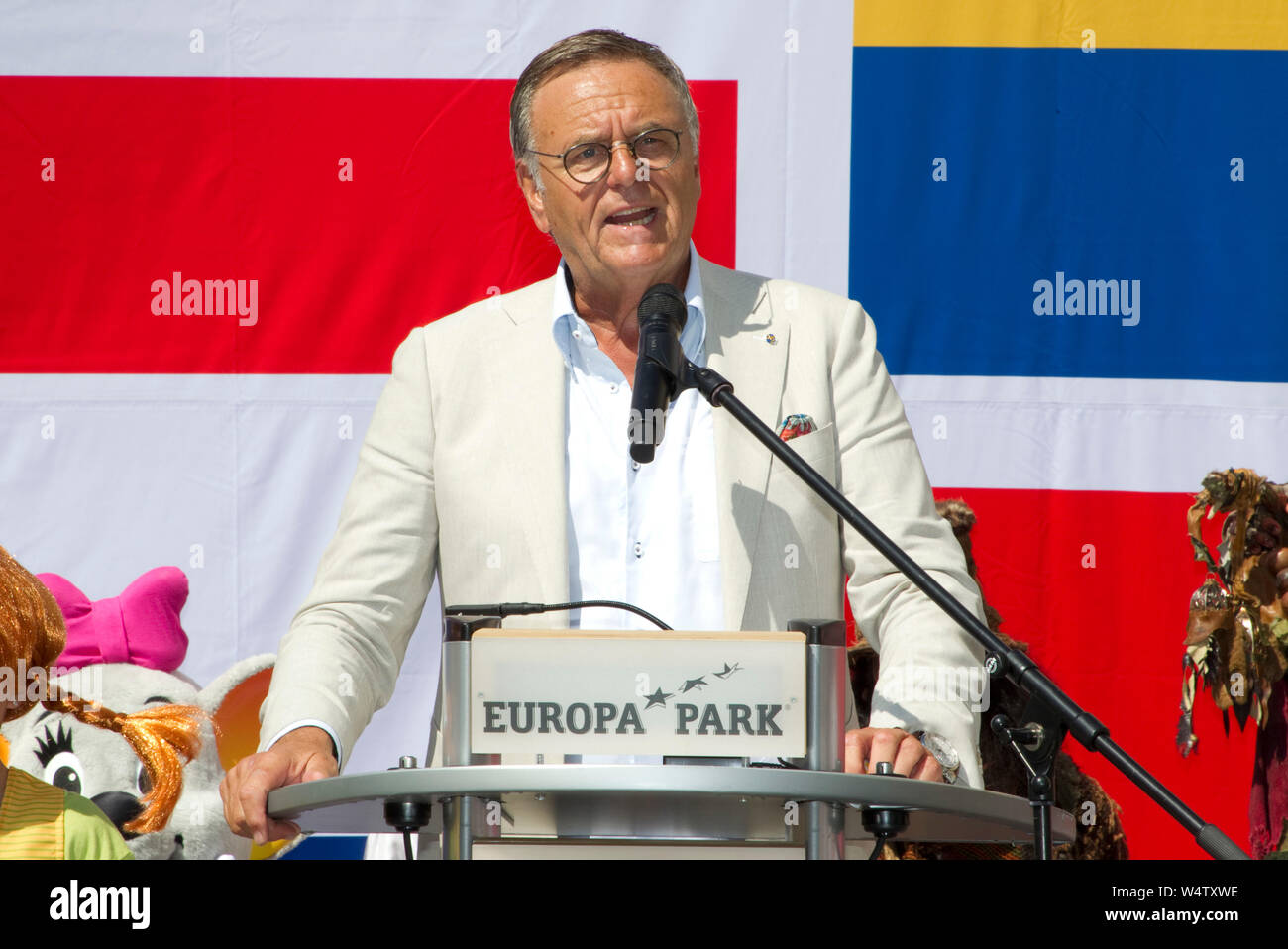 Rust, Germany - July 23, 2019: Europa-Park, Opening of the Scandinavian ...