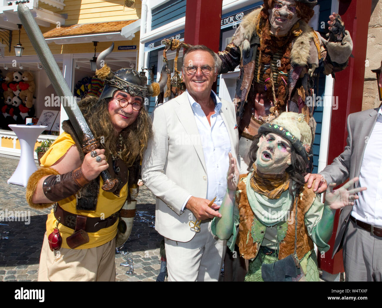 Rust, Germany - July 23, 2019: Europa-Park, Opening of the Scandinavian ...