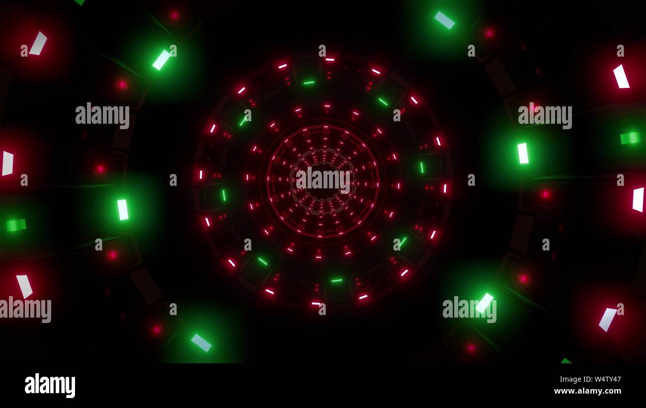 round shaped lights with nice glow design work background 3d ...