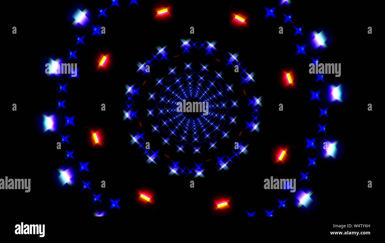 round shaped lights with nice glow design work background 3d ...