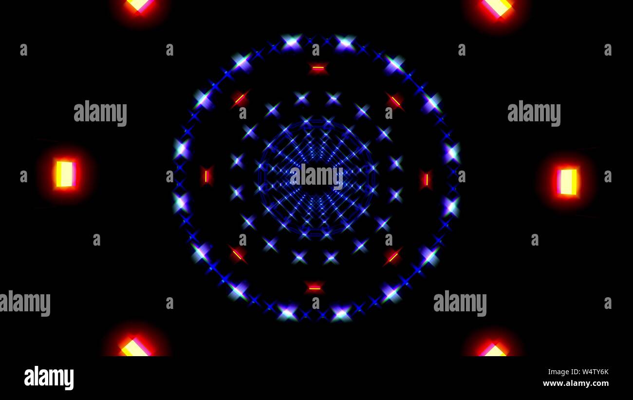 round shaped lights with nice glow design work background 3d ...