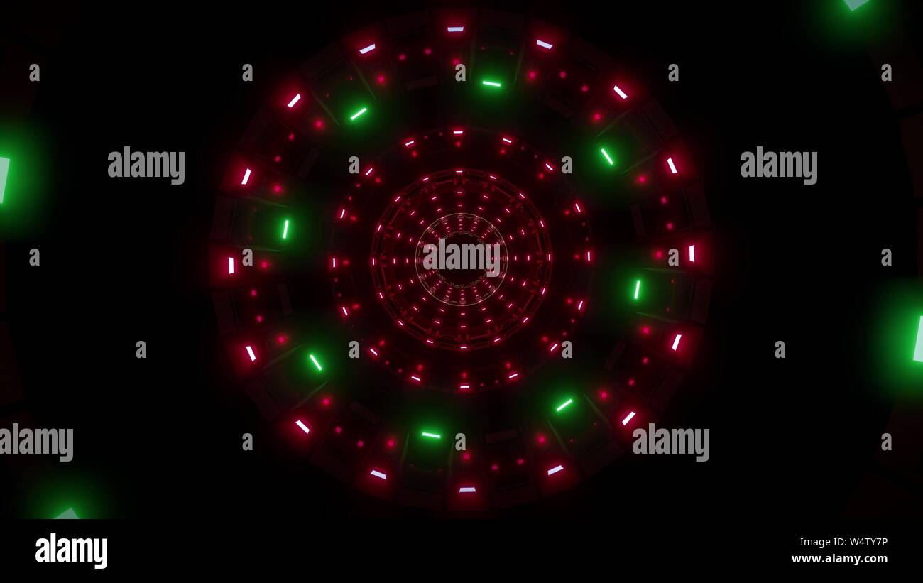 round shaped lights with nice glow design work background 3d ...