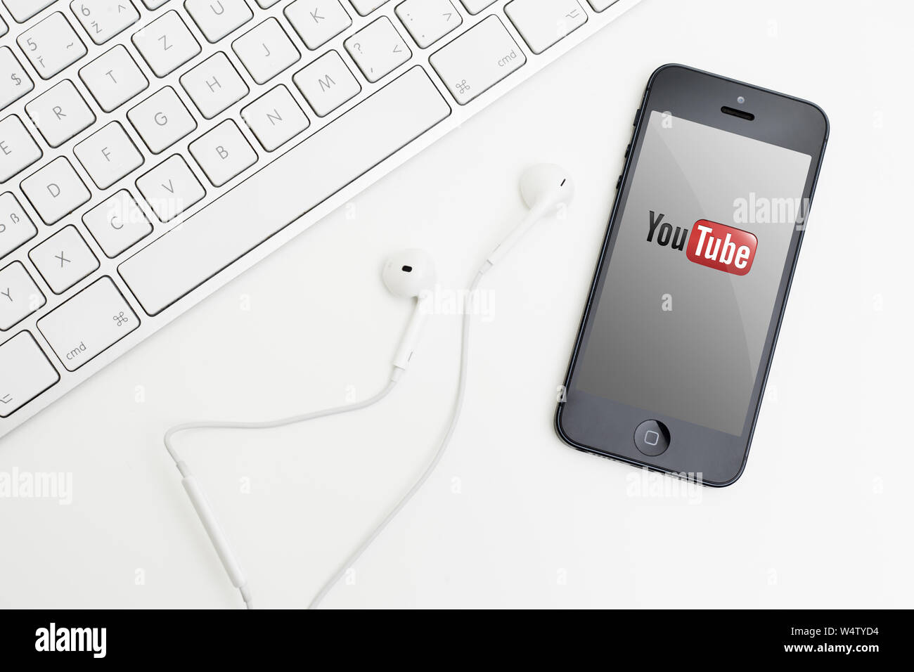 YouTube app on the screenYouTube is the popular online video-sharing ...