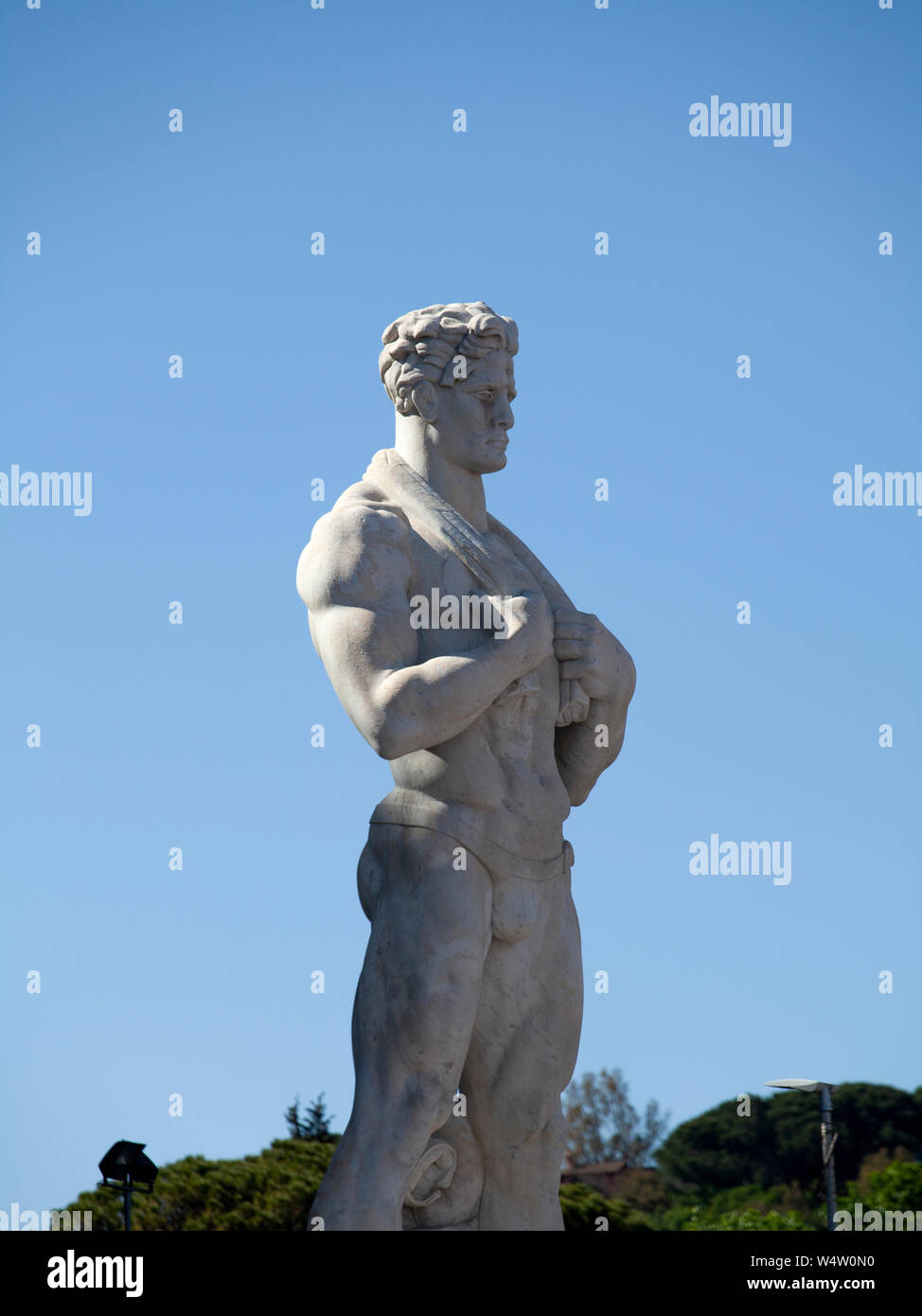 Shot statue man in rome hi-res stock photography and images - Alamy