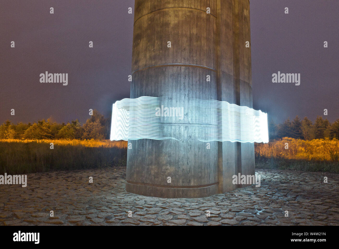 Led light light painting Stock Photo - Alamy