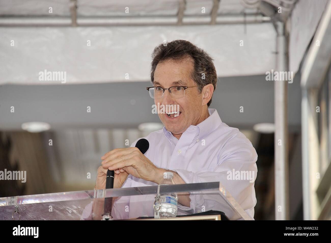 Gary Marsh at the induction ceremony for Star on the Hollywood Walk of ...
