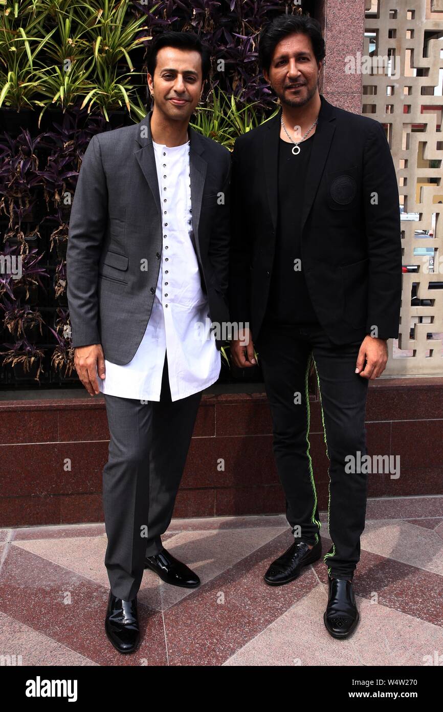 Music directors Duo Salim Merchant, Sulaiman Merchant During the Press ...