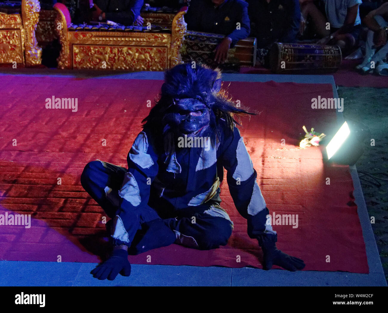 comic relief provided by a monkey character in the Ubud Palace dance ...