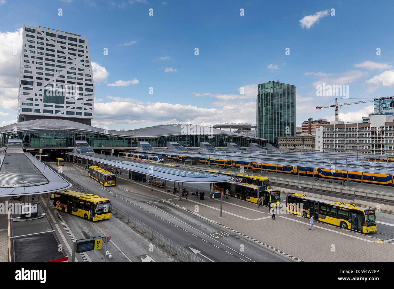 UTRECHT - 02-07-2019, Utrecht central station, centraal station Utrecht ...
