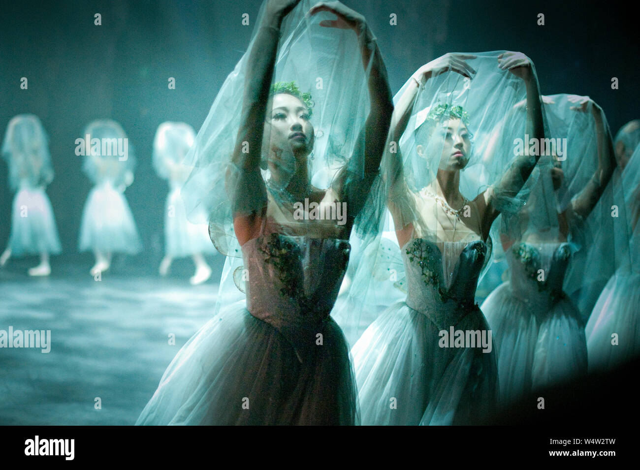 Corps de ballet in Giselle Stock Photo - Alamy