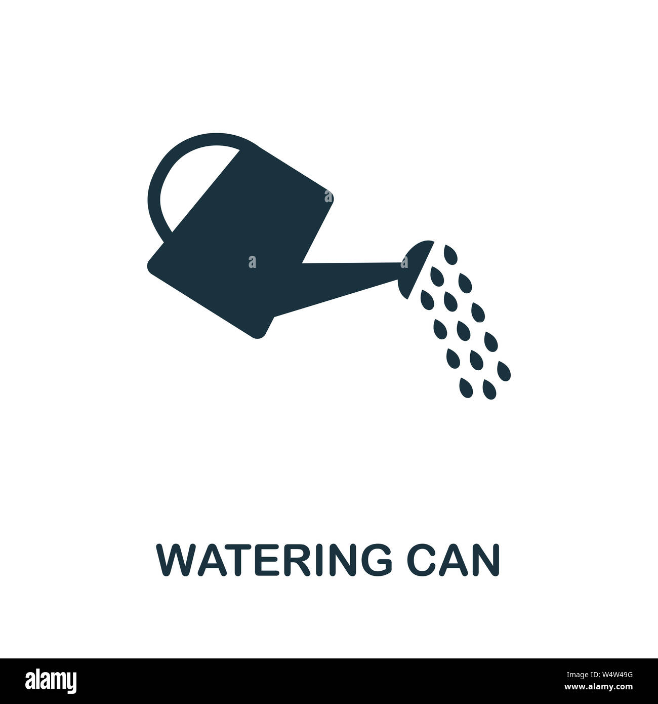 Watering Can icon symbol. Creative sign from farm icons collection ...
