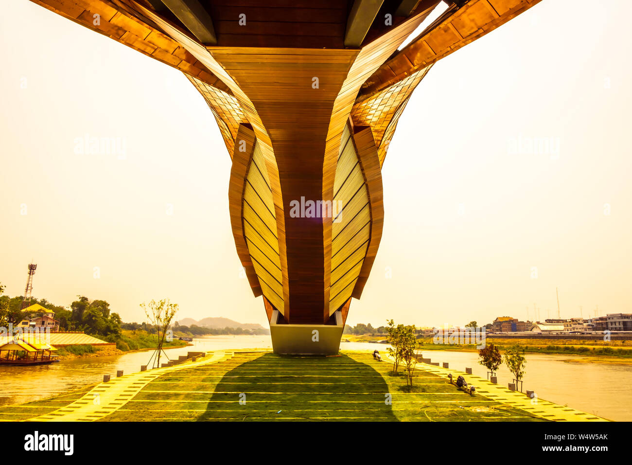 Nakhon Sawan, Thailand - April 12, 2019: View of Pasan, the memorial ...