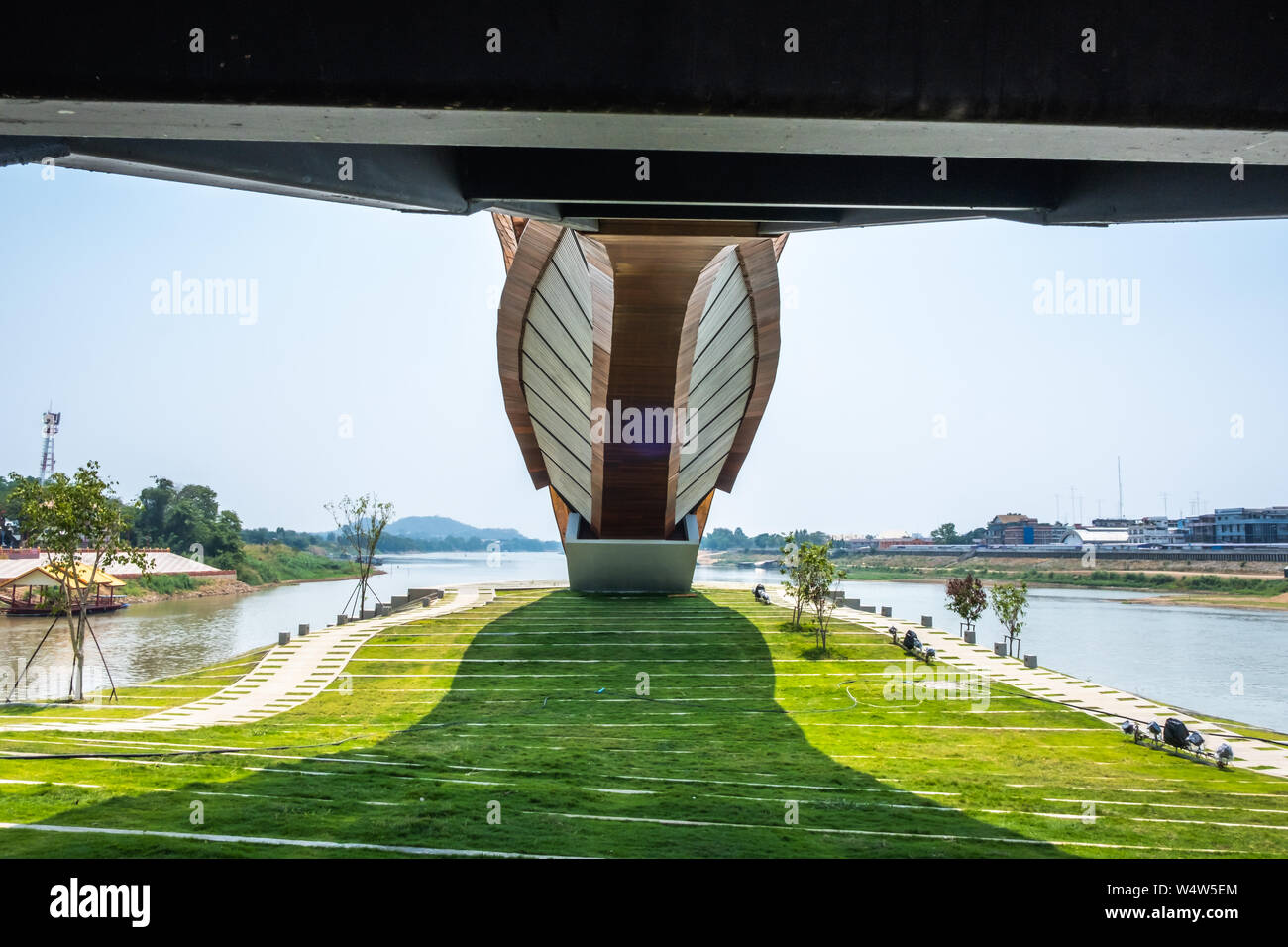 Nakhon Sawan, Thailand - April 12, 2019: View of Pasan, the memorial ...