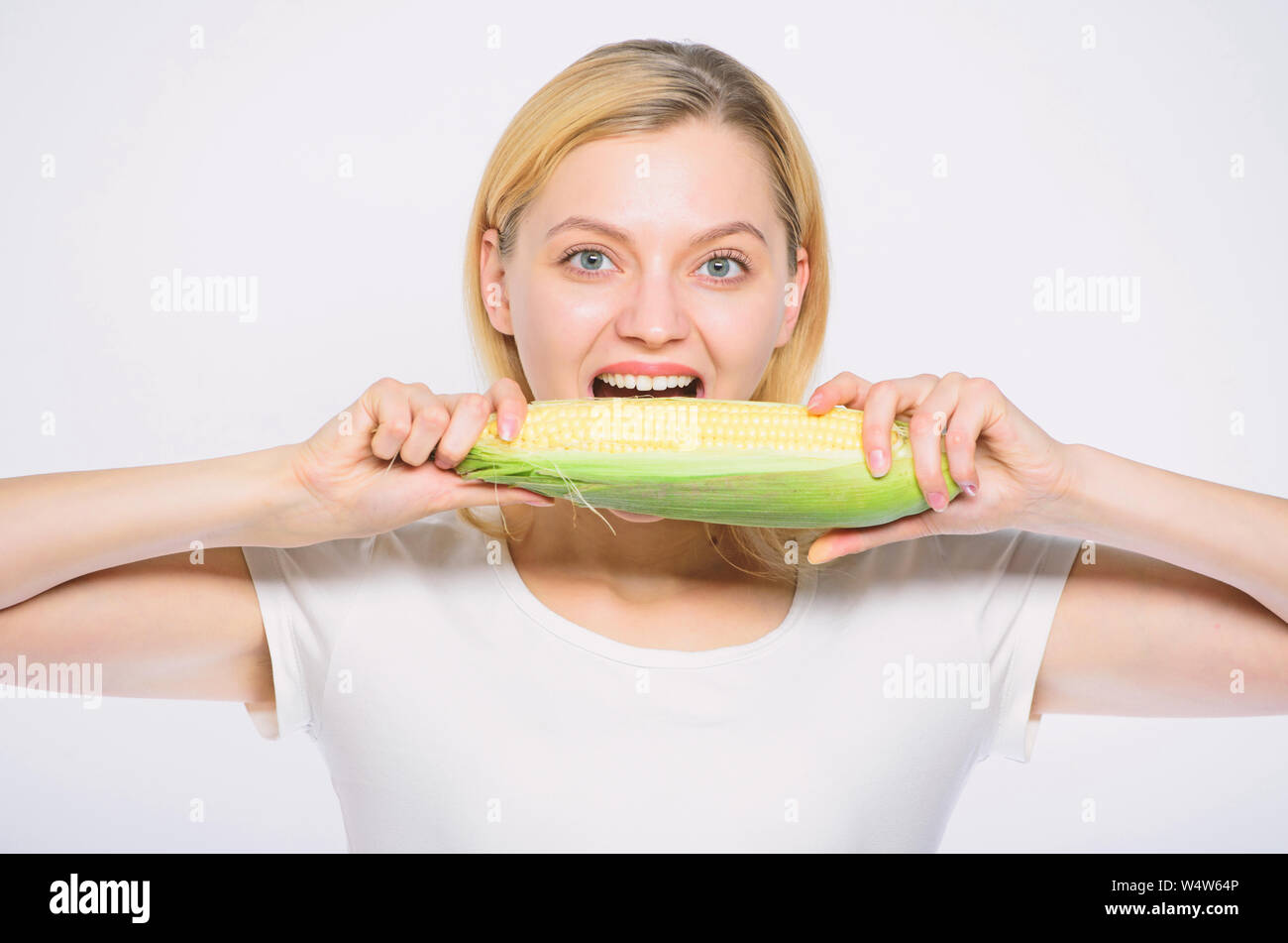 how much I can fit into my mouth. corn crop. vitamin and dieting food ...