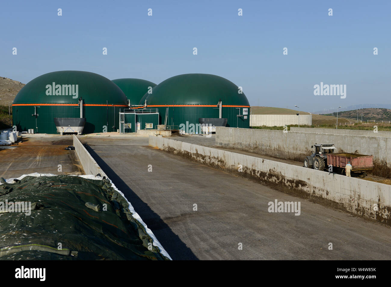 TURKEY Bandirma, Edincik, 2.1 MW biogas plant of company Telko where ...