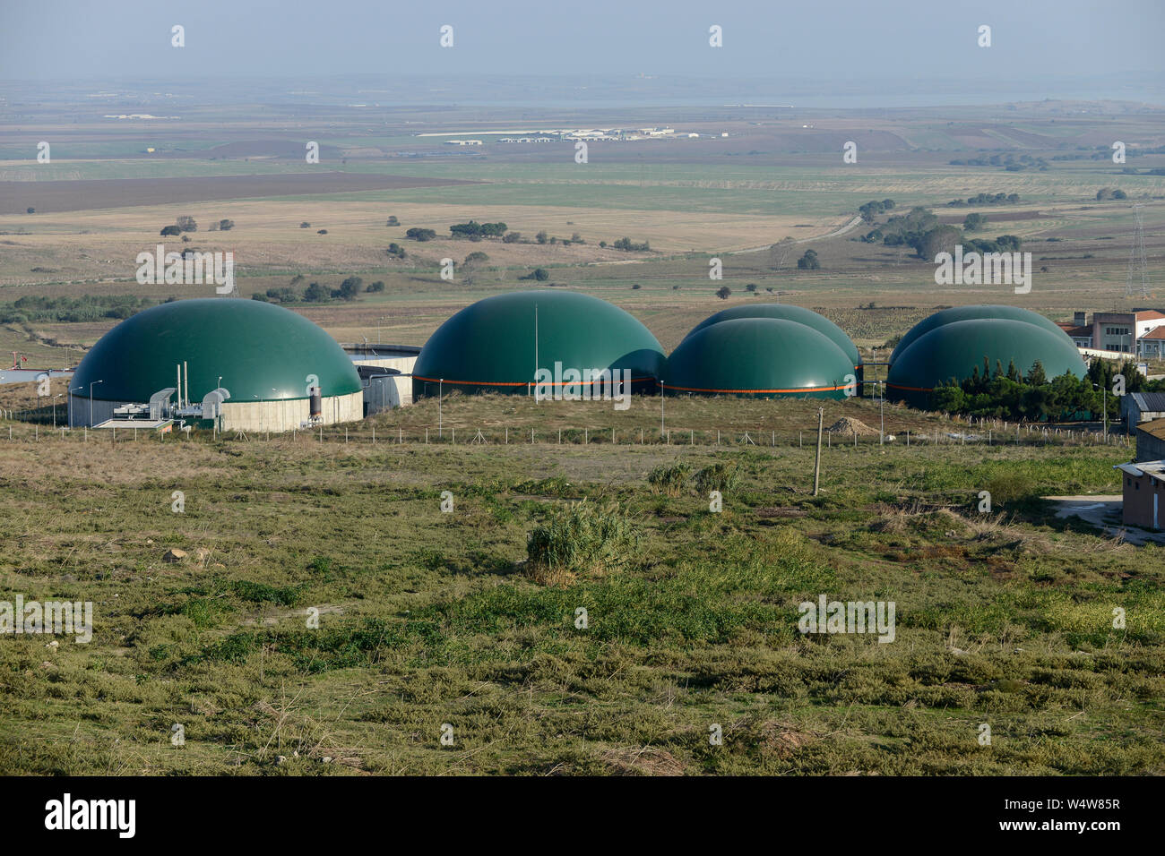 TURKEY Bandirma, Edincik, 2.1 MW biogas plant of company Telko where ...