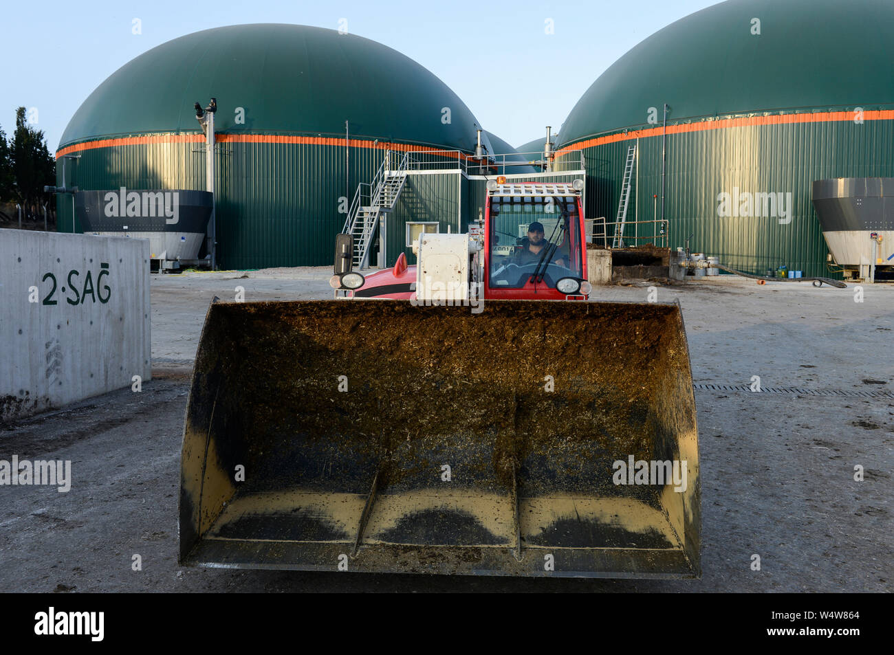 TURKEY Bandirma, Edincik, 2.1 MW biogas plant of company Telko where ...