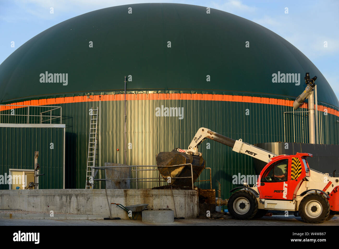 TURKEY Bandirma, Edincik, 2.1 MW biogas plant of company Telko where ...
