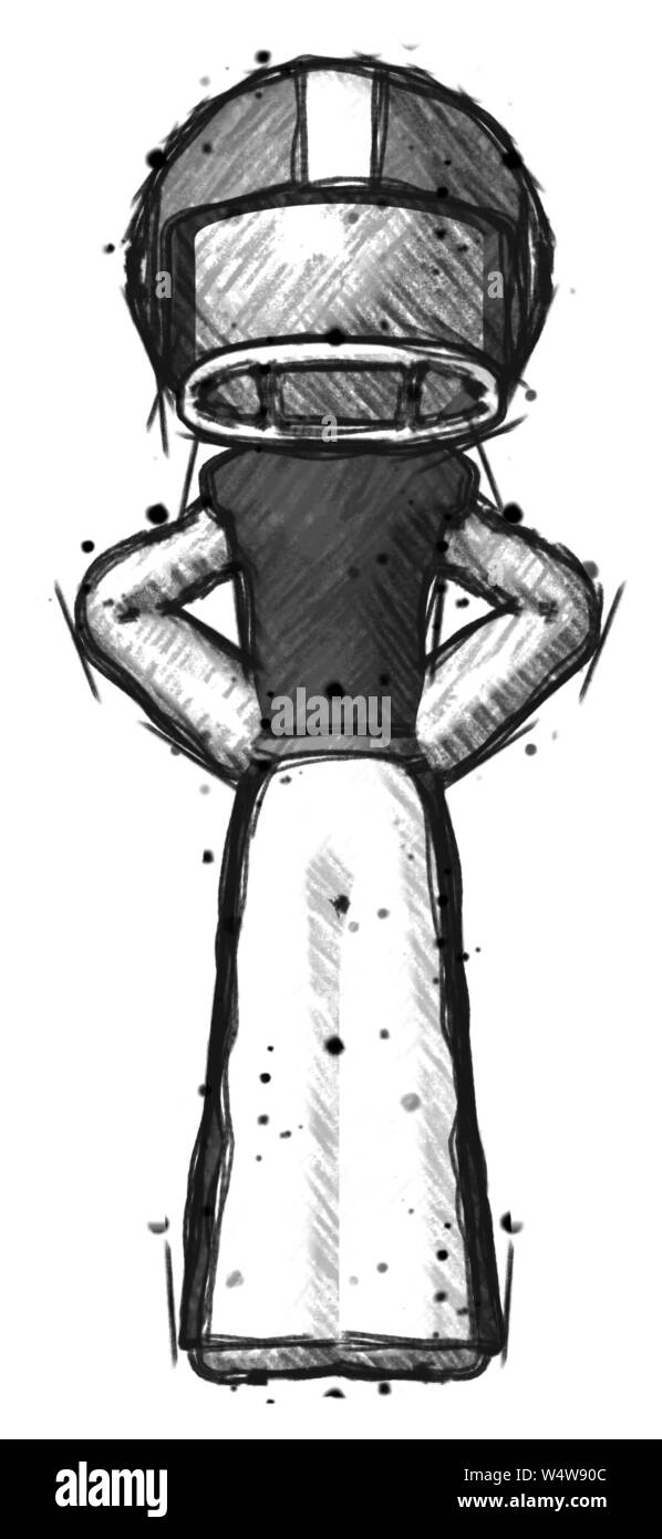 Confident american football player Cut Out Stock Images & Pictures - Alamy